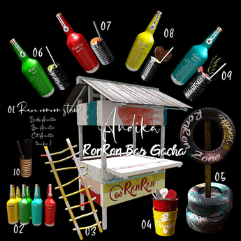 Second Life Marketplace - andika[RonRon Bar]GACHA *Full Set*